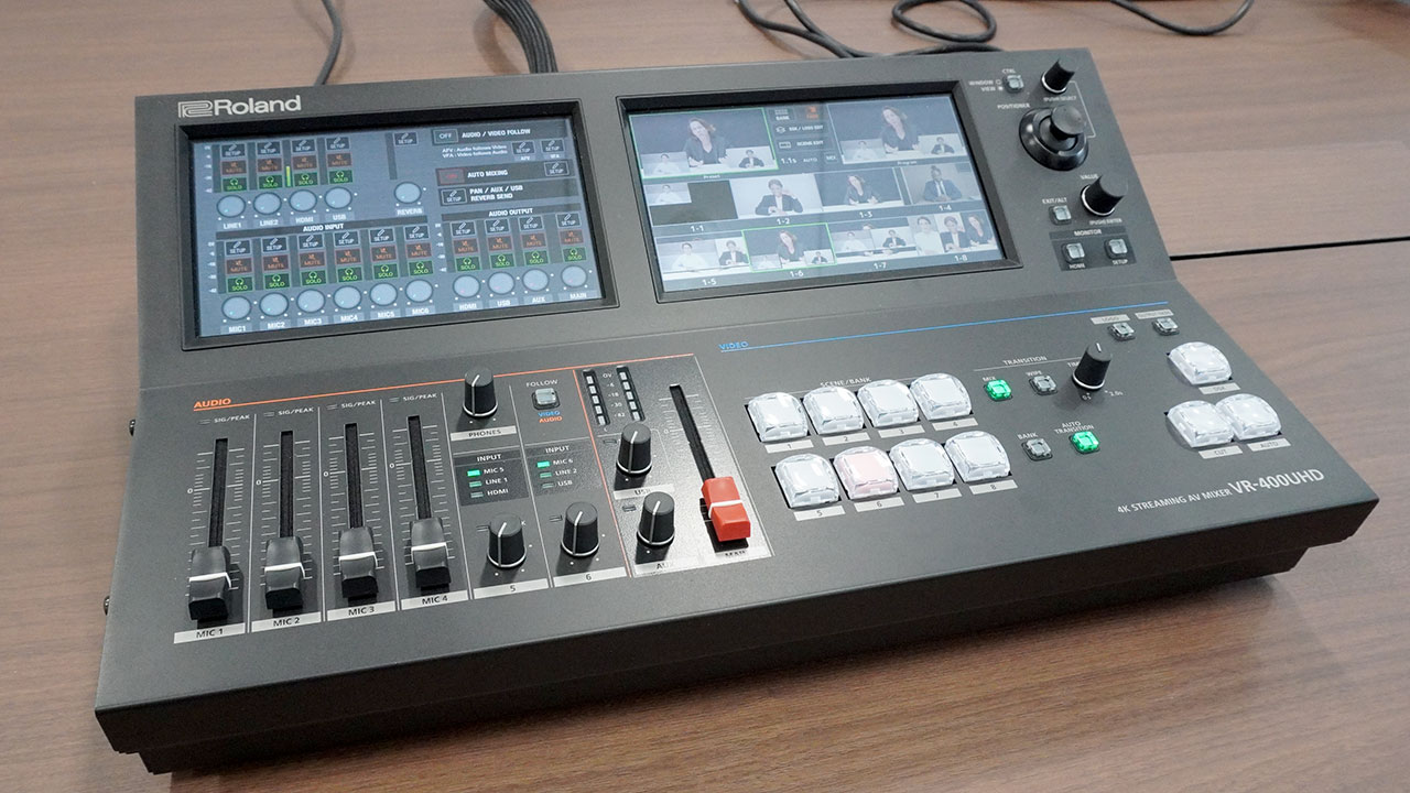 Roland Unveils "VR-400UHD" Audio/Video Mixer - PRONEWS